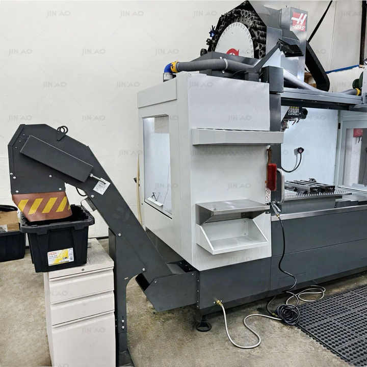 Heavy-Duty Steel Hinged-Belt Chip Conveyor System Telescopic Screw ...