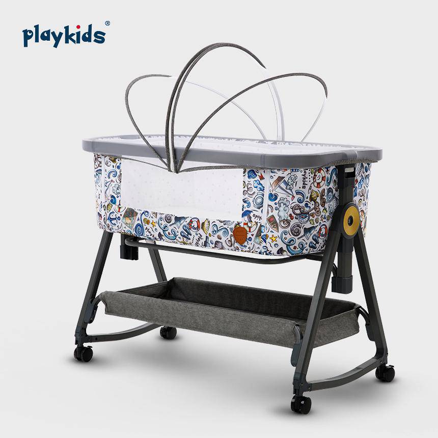 Playkids Mosquito Net European Rocking-Crib Portable Cot