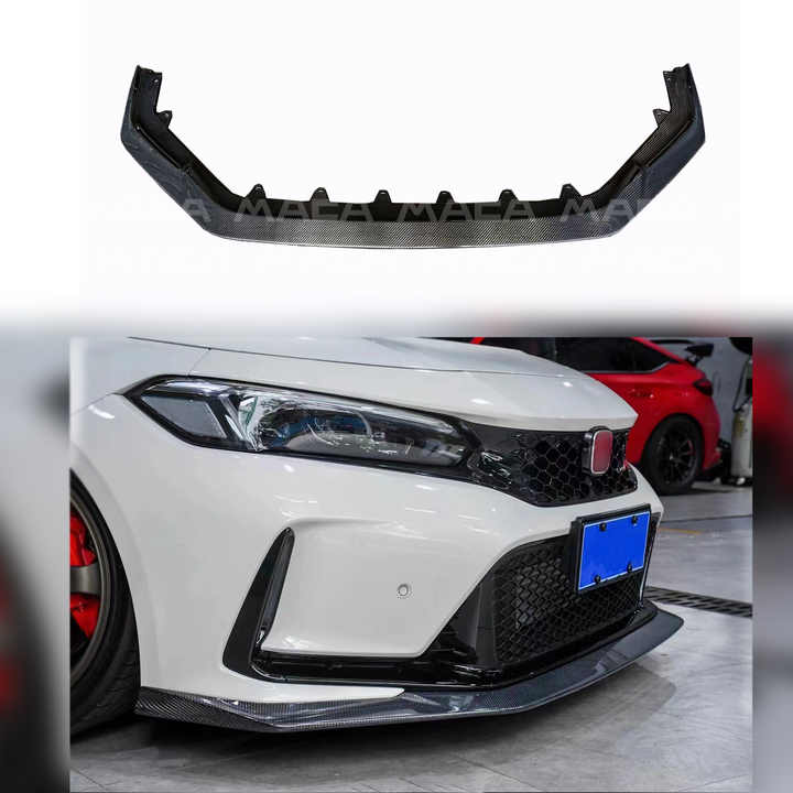 Premium Carbon Fiber Front Bumper Lip for Honda Civic Type-r