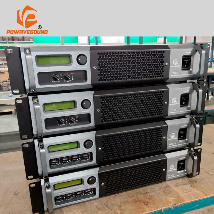 8000W Class D Amplifier with Built-in DSP for Outdoor Concerts