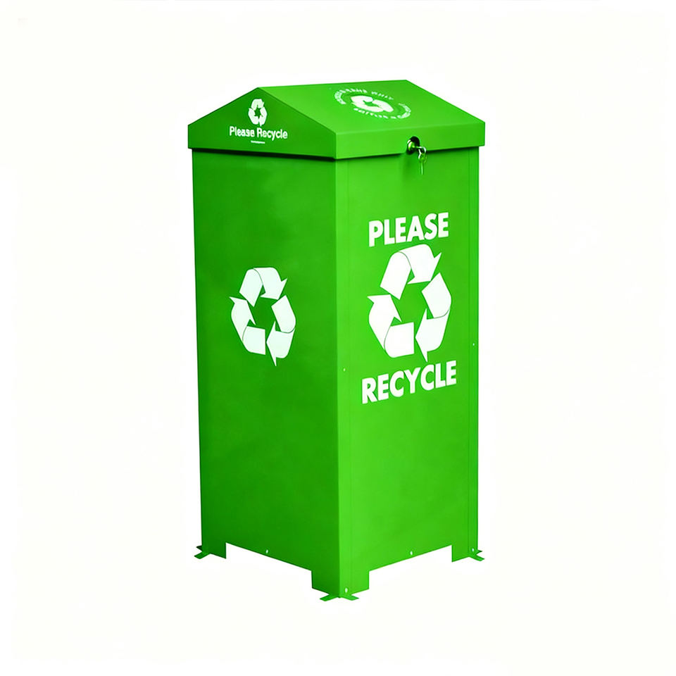 Coroplast Stackable Recycling Bin Custom Printing PP Hollow Board Trash ...