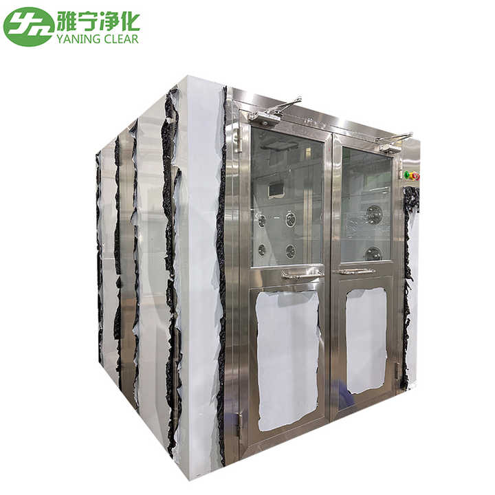 Clean Room Air Shower Box With Interlocked System Stainless Steel Clean ...