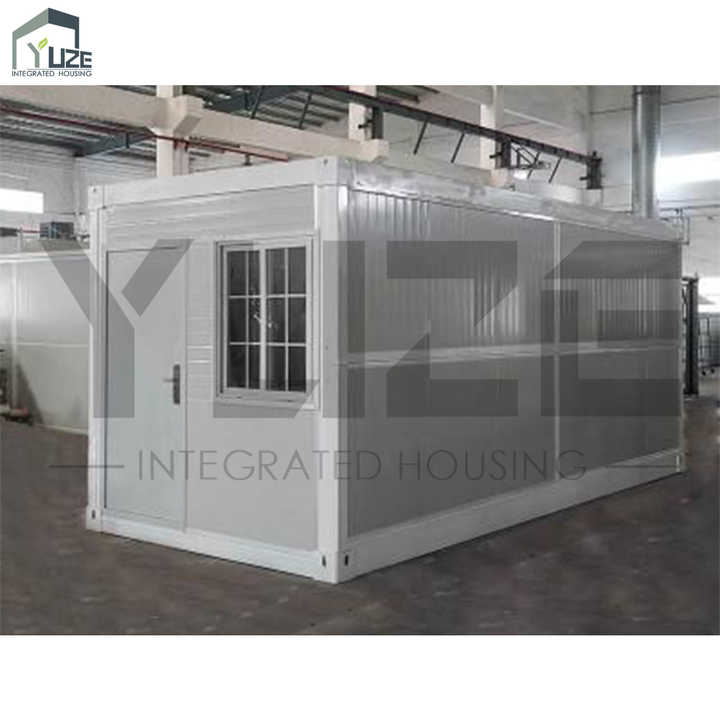 Foldable Steel Frame Modular Cabin Prefab Unit Flat Pack Insulated ...