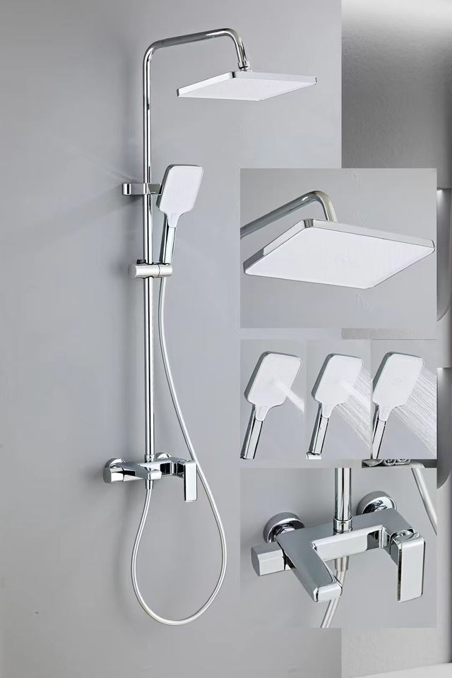 Surface-mounted Modern Simple Design Polished Soft Shower Head Set ...