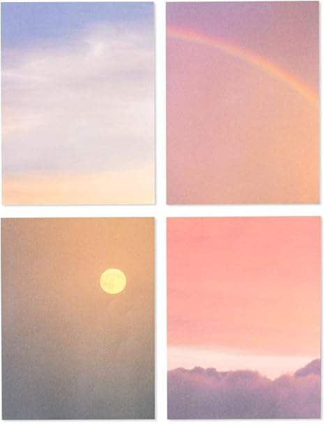 Setting Sun Cute Style Magnetic Self-Adhesive Memo Pads