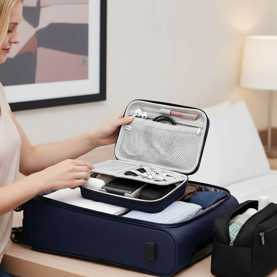 Large EVA Accessories Storage Case Large Shockproof Waterproof Storage ...
