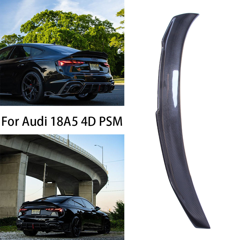 For AUDI A5 S5 RS5 B9 4Door Sportback PSM Style Carbon Fiber Rear ...