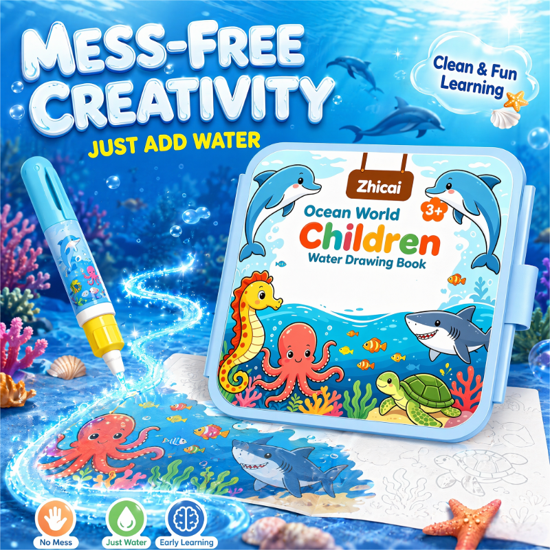 Wholesale EVA Magic Water Drawing Book,OEM Custom Cartoon Theme ...