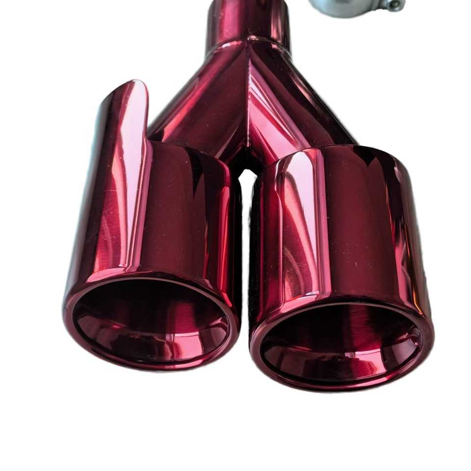 304 Stainless Steel Red Chrome 1.5mm Thickness Exhaust Pipe for ...