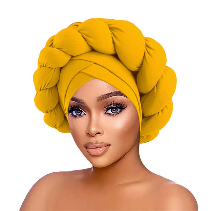 Plain Stretchy African Big Braid Head Wrap Headwrap Bonnet Headscarf ...