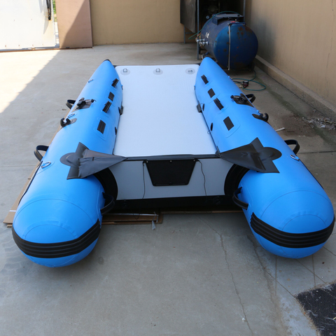 Sporty Stable 11 Ft Inflatable Catamaran - Perfect for Drifting