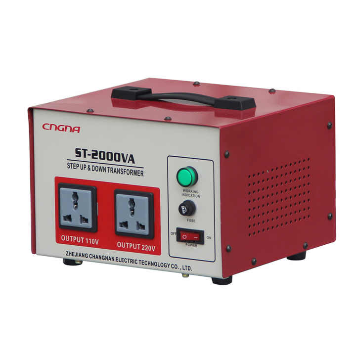 110V to 220V Single Phase Step-up Down Transformer ST-3000VA Industrial ...