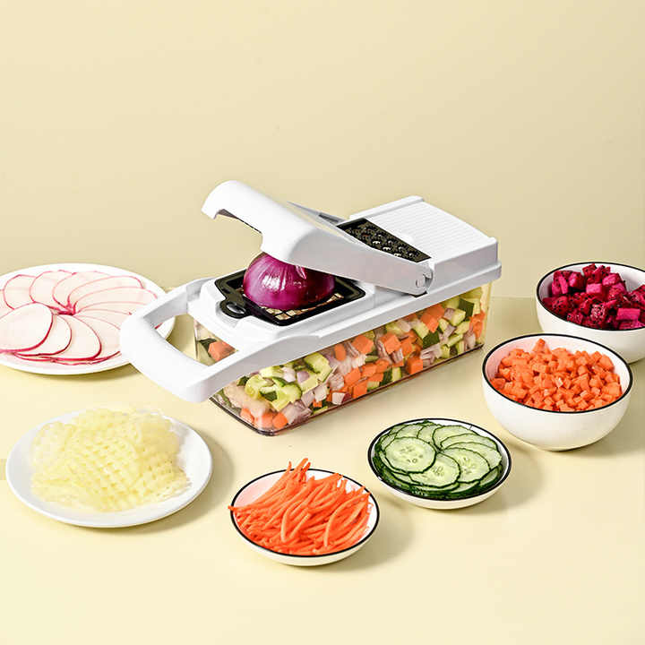 Adjustable Cucumber Carrot Potato Onion Diced Shredder Vegetable Fruit ...