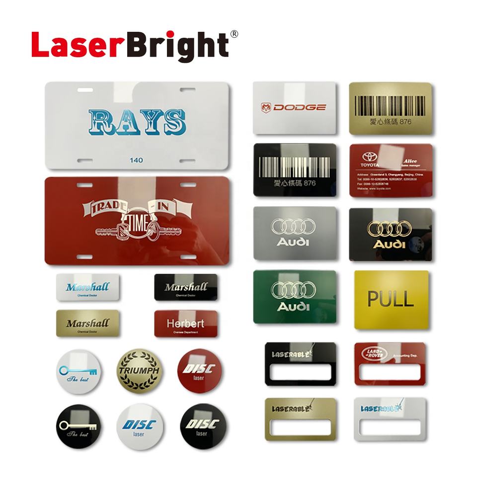 LaserBright Two Layer Double Color Laser Engraving Metal Sheet for ...