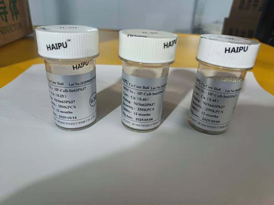 Copper Core Solder Balls CuB-SAC305-0.5(core0.45)mm Nickel Plating ...