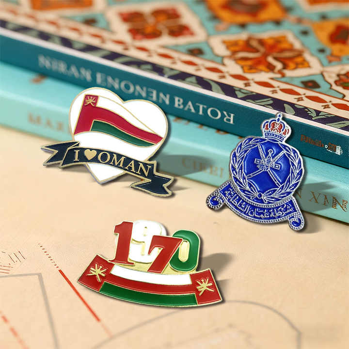Factory Price Oman Flag Insignia Pins Badges Nov 18 Official Emblem ...