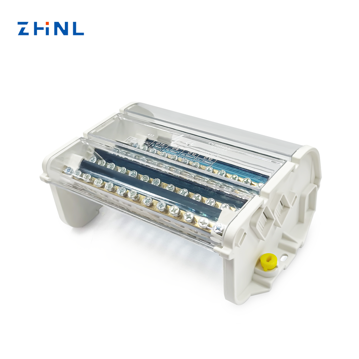 4 Stage Phase Din Rail Circuit Connector Terminal Block Brass Bus Bar ...