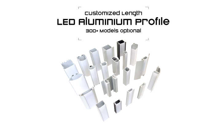 Recessed Drywall LED Aluminum Profile - Gypsum Ceiling Mounting