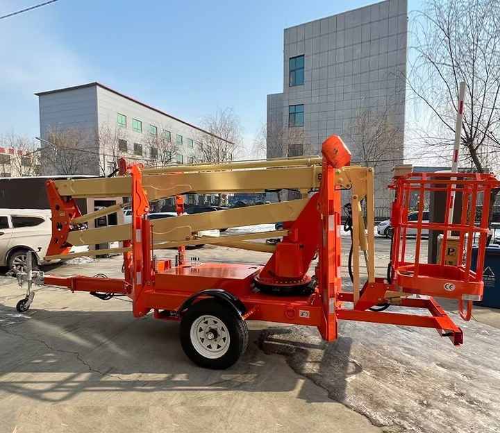 Self-Propelled Boom Lift Aerial Work Platform Telescopic/Articulated ...
