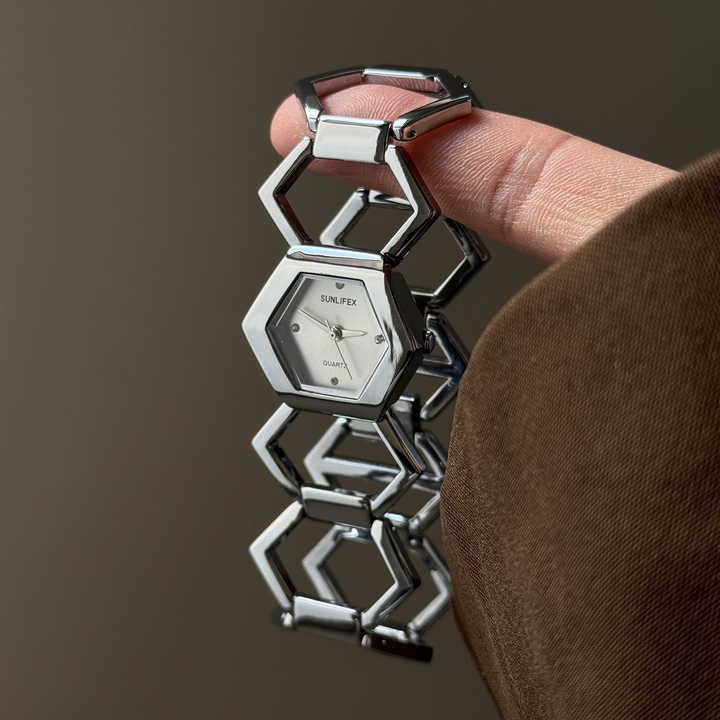 S9319 Hexagonal Hollow Women's Watch with Fashionable and Personalized ...