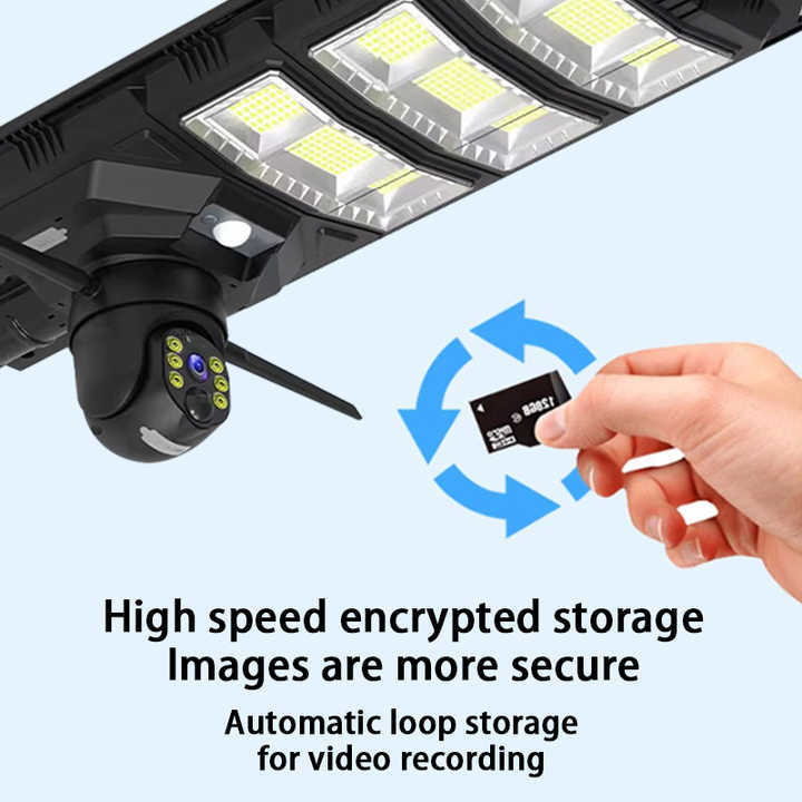 Alltop Solar Street Light with 4G Wifi Camera - 400W Power