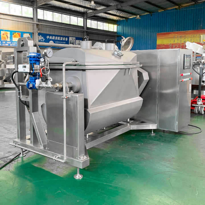 Large Industrial Stainless Steel Heavy Duty Horizontal Mixer Jam Cooker ...