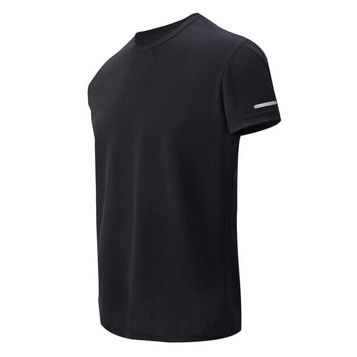 OEM Custom Print 100% Polyester Men's Gym T-shirts Quick Dry White ...