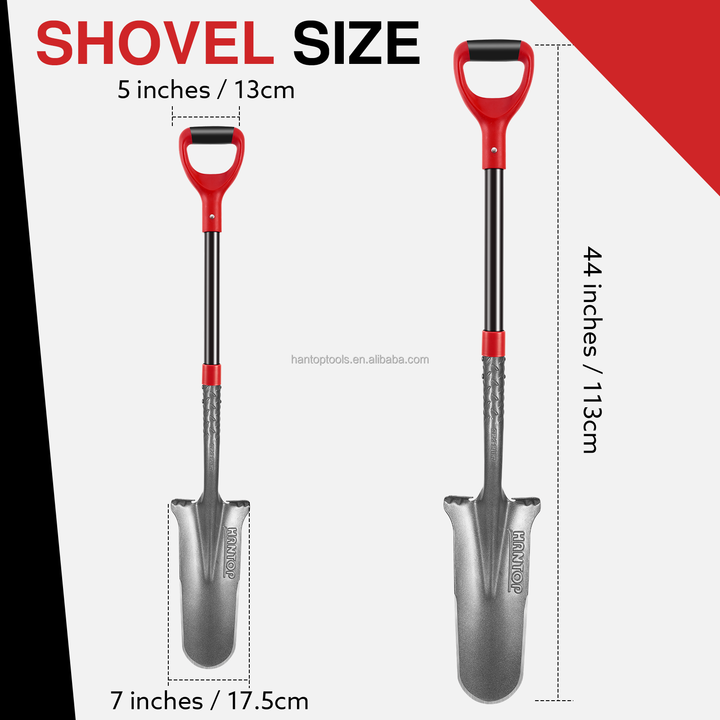 Hantop Drain Spade Root Cutting Shovel with Fiberglass Handle| Alibaba.com