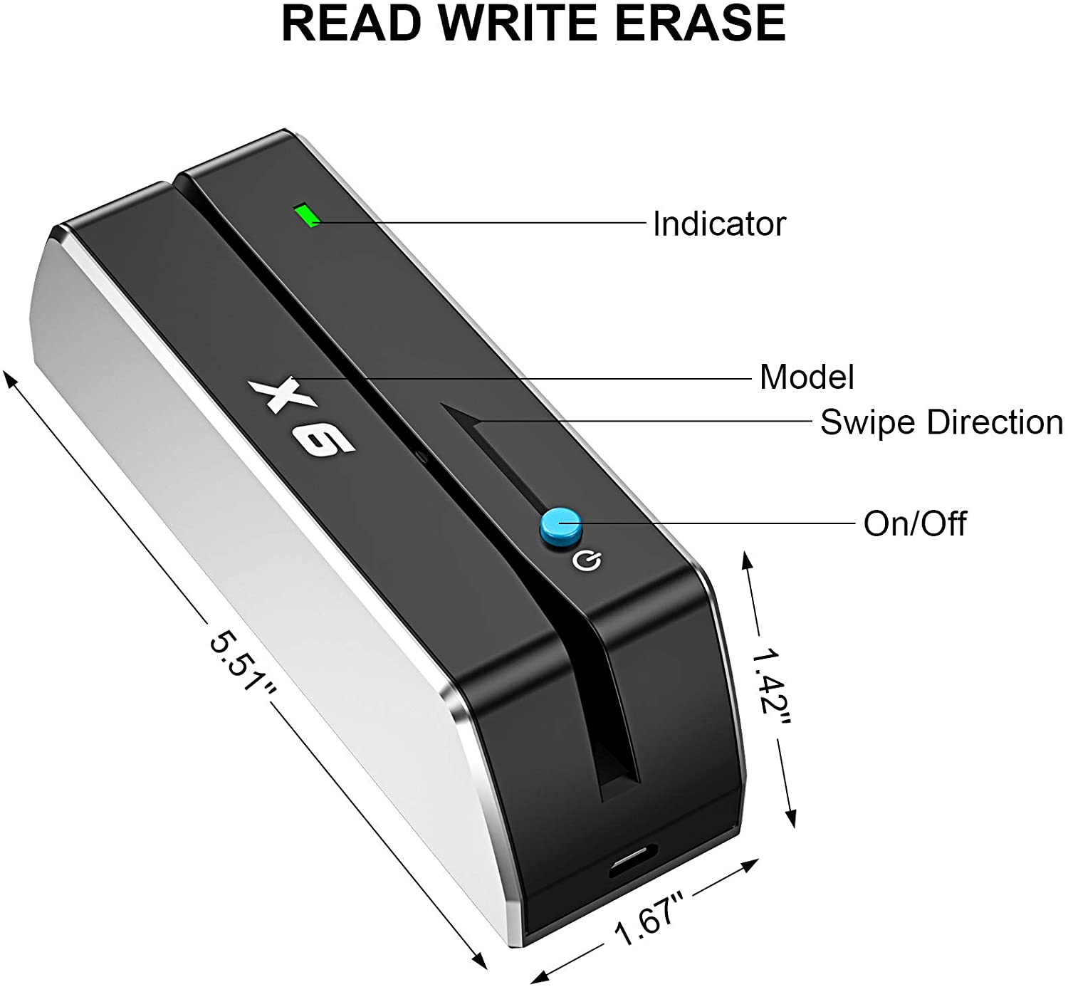 Factory Made Wholesale Price MSRX6 MSRX6BT With Wireless Magnetic Card ...