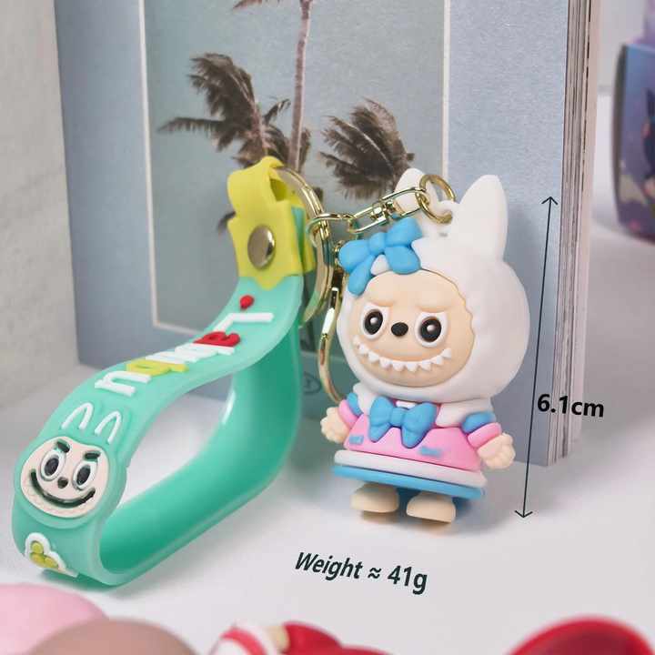 New Arrival for 3D Soft PVC Cartoon Keychain Cute Silicone Rubber PP ...