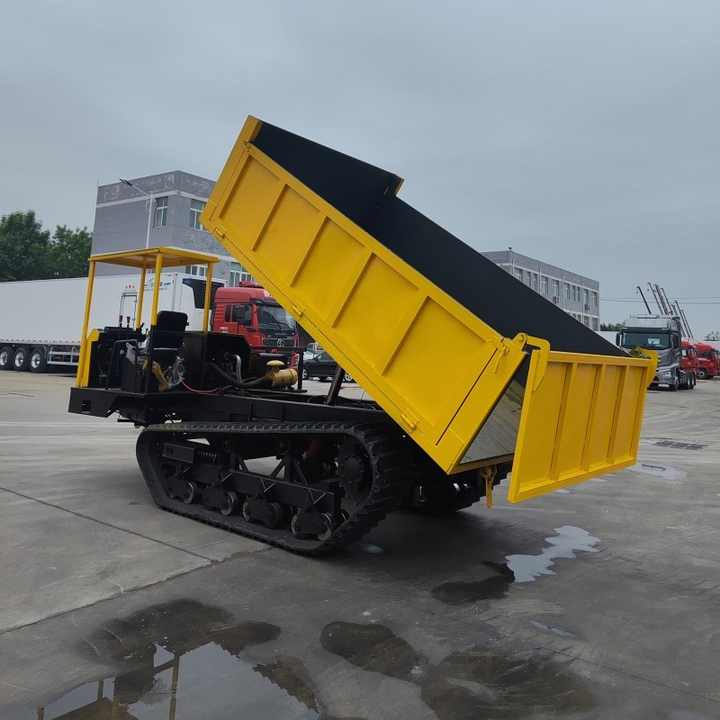 High Quality Small Crawler Dump Truck With Self-loading Bucket Gasoline ...