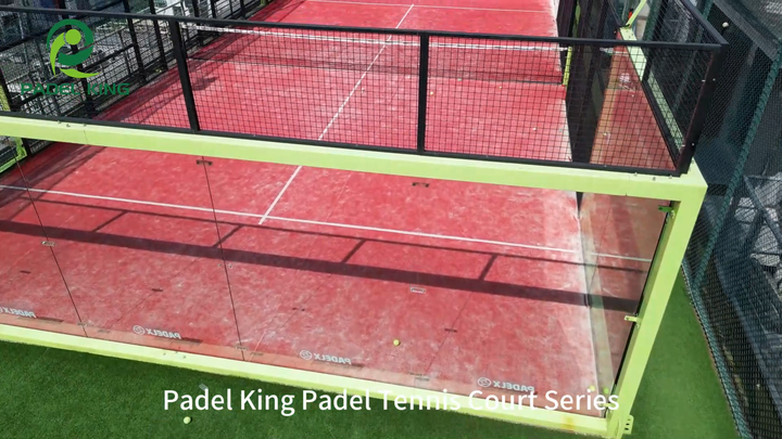 Best Selling Padel King Panoramic Padel Court - Free Rackets & Ball