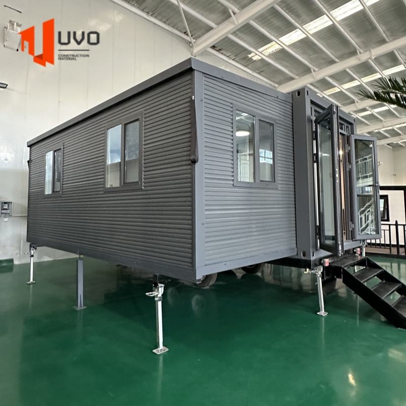 Expandable Solar Powered Villa Container House Prefabricated Modular ...