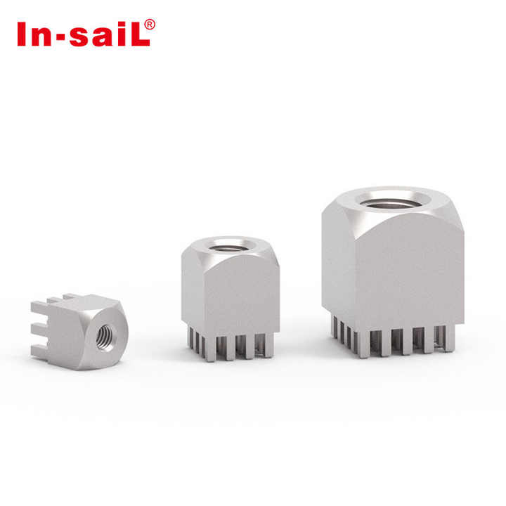 M3 -M10 Press-Fit Brass Terminal Right-Angled Female Standoff Threaded ...