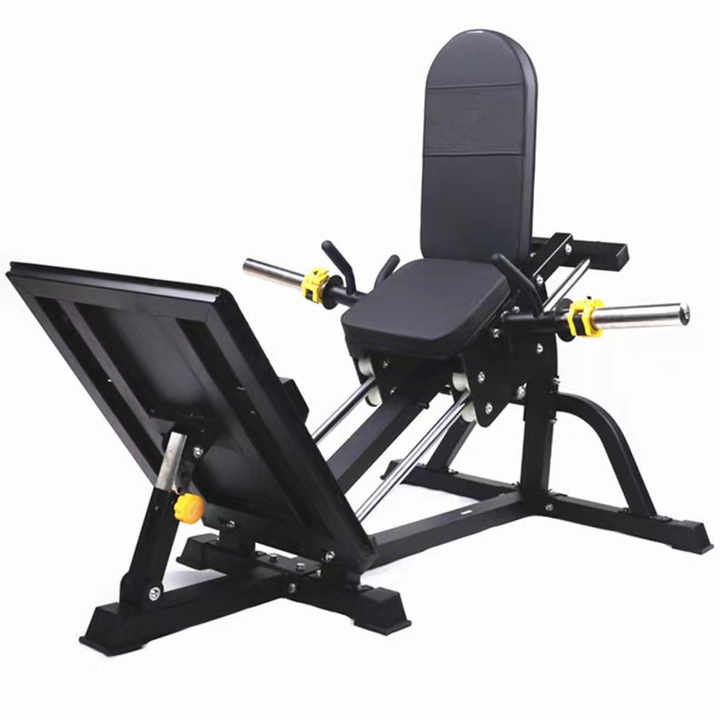45 Degree Leg Press Hack Squat Machine Gym Equipment Plate Loaded ...