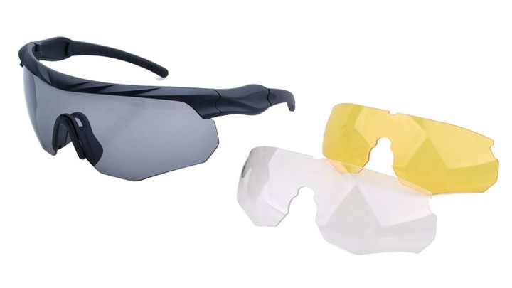 Explosion-proof Goggles 3 Lenses PC UV400 Tactical Shooting Glasses