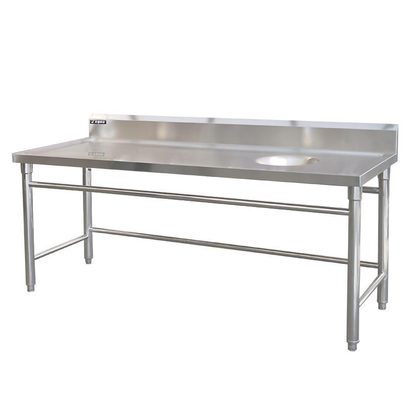 JINGDU S201 304 Stainless Steel Waste Collection Table Kitchen Garbage ...