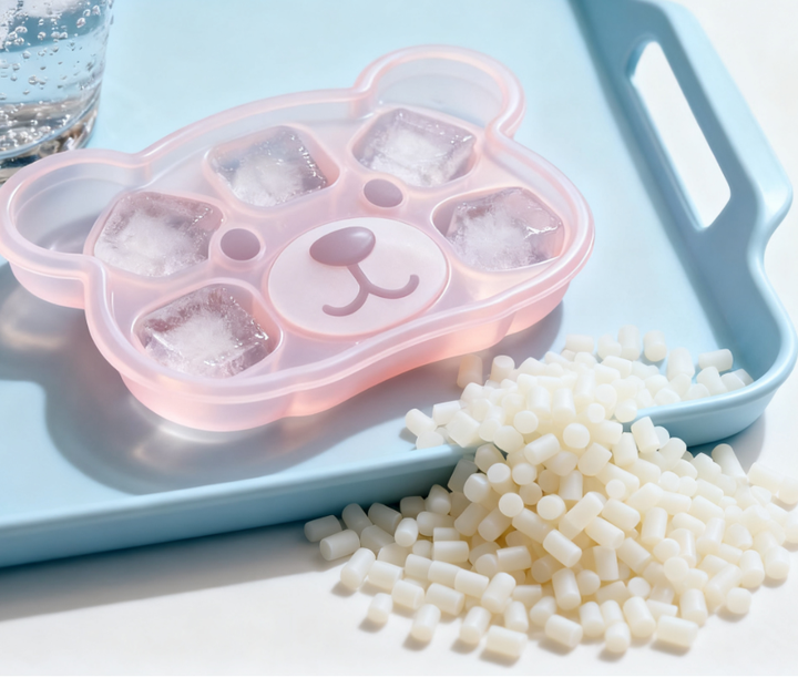 TPE Granules: Recyclable Soft Cube Ice Tray Made with Food-Grade TPE ...