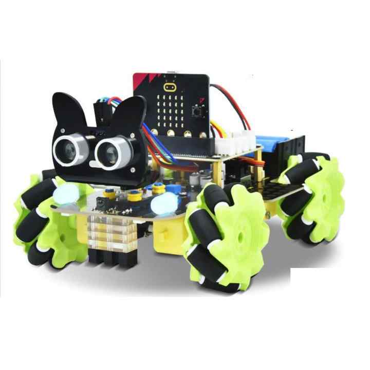 Aismartlink Microbit Mecanum Wheel Smart Car Omnidirectional Python ...