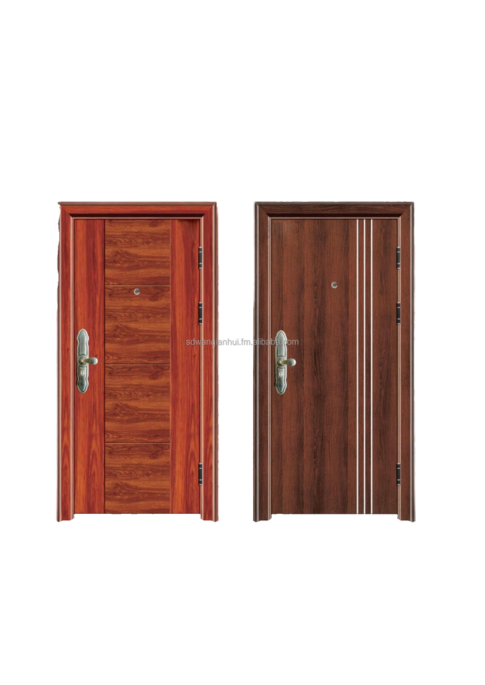 Simple Modern Galvanized Steel Security Door Anti-Theft Fireproof Water ...