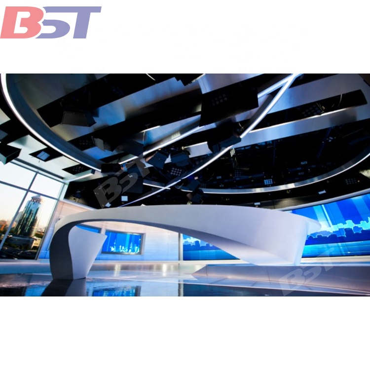 TV News Desks - Premium Broadcast Furniture for Sports Rooms