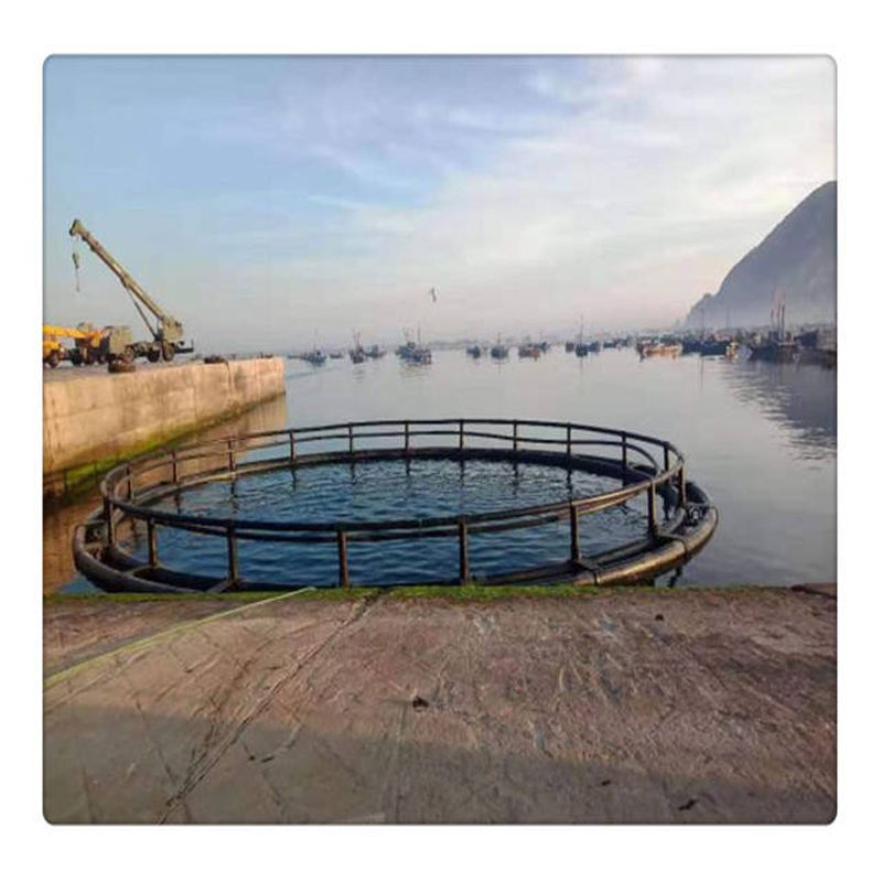 HDPE Material Aquaculture Fish Farming Circular Fish Cage System with ...