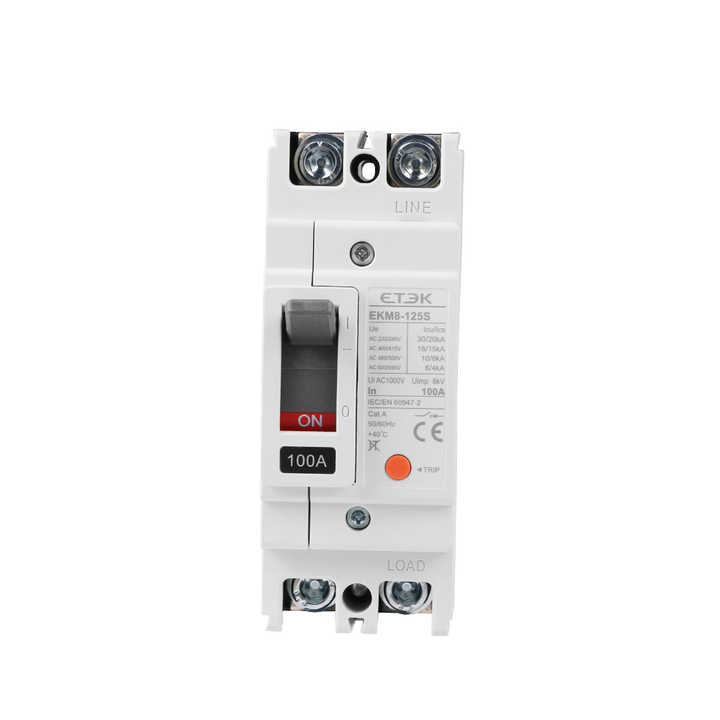ETEK MCCB Thermo-Magnetic Type MCCB 2P 125A ICU/ICS:18/15KA