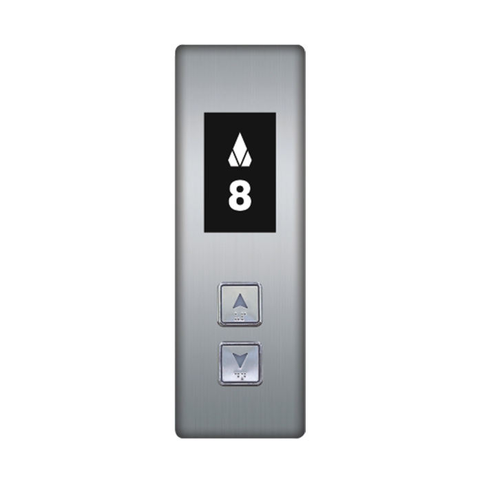Elevator LOP Wall Mounted and With Bottom Box Acrylic STS Hairline 304 ...