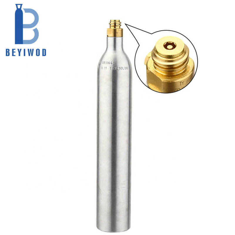 Portable Soda Machine Water Capacity 60L 0.6L Co2 Gas Bottle Aluminum 425g/450g Co2 Cylinder ...