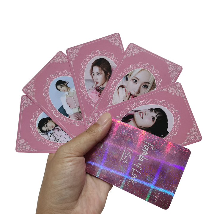 Luxury K-Pop Korea Idol Image Photo Holographic Photocards