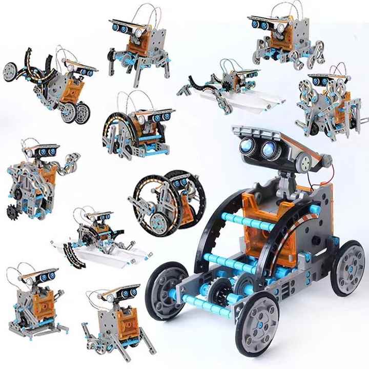 13-in-1 Solar Power Robot Toys DIY Building Kit Intelligent Educational ...