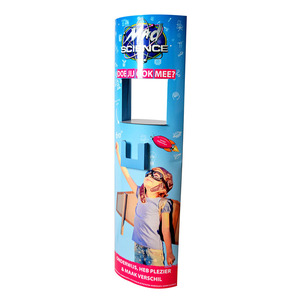 Foldable Advertising Cardboard Display Standee Fold pop Up Glasses ...