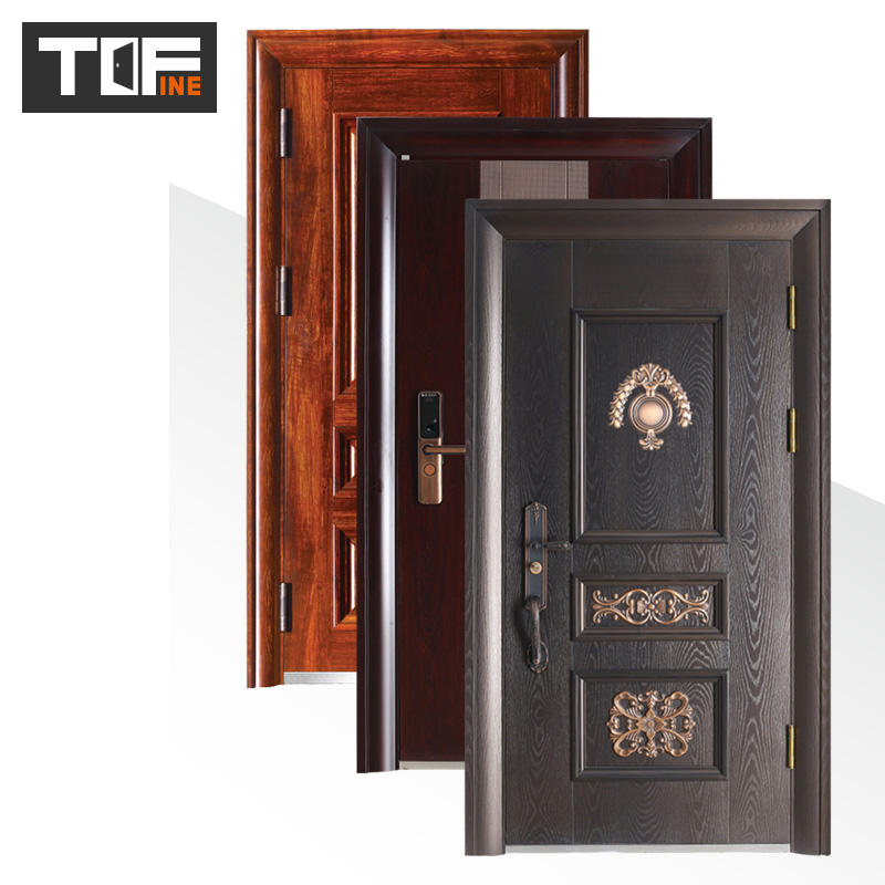 Luxury Smart Multi Lock Entrance Doors Aluminum Metal Stainless Steel ...