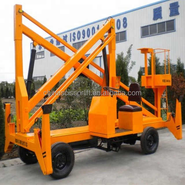 Manual-Controlled Telescopic Articulated Boom Lift for 200kg Load ...